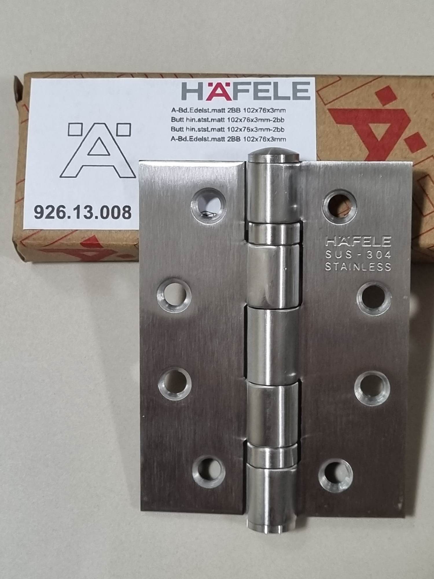 Hafele door hinge 4"x3" stainless steel SUS304 (1piece) | Lazada PH