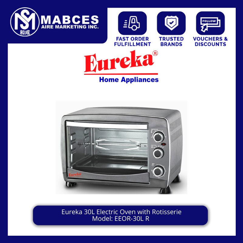 Eureka 30L Electric Oven with Rotisserie EEOR-30L R | Lazada PH
