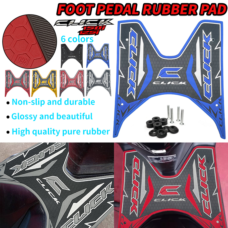 Pinph Honda Click Matting Footboard V2 for Click 125/150 Rubber Made In ...