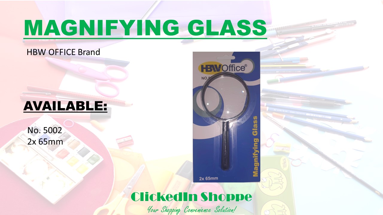 HBW Magnifying Glass No.5002 School Supplies Stationery | Lazada PH