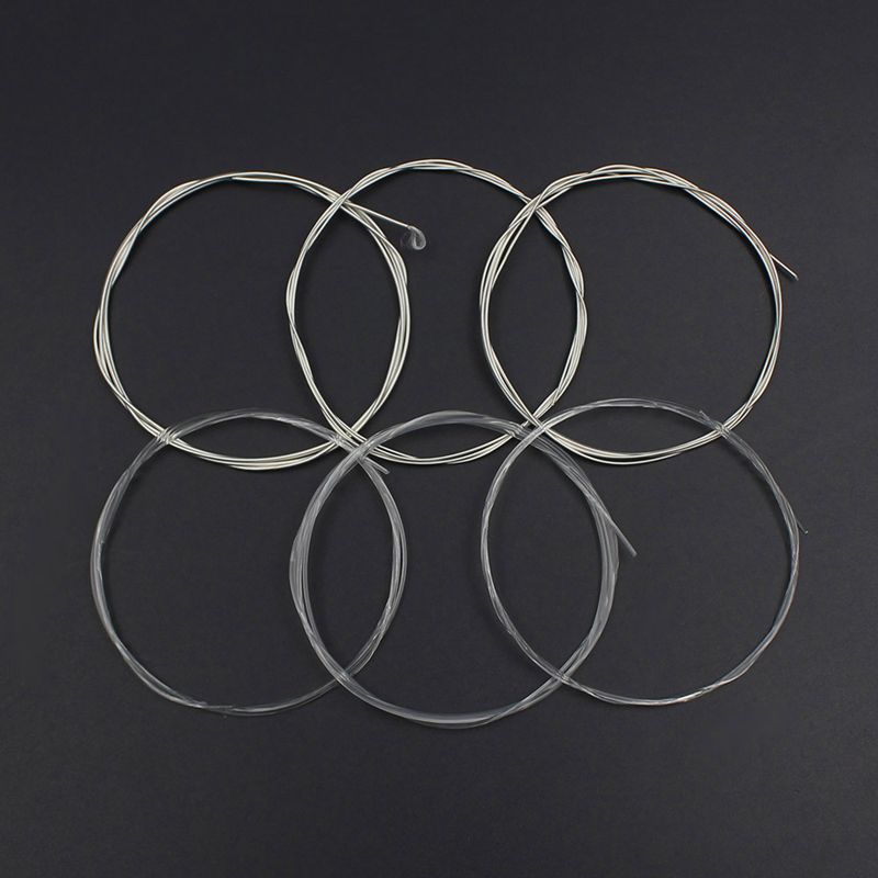 IRIN 6pcs/set Guitar Strings Set Nylon Silver Plating Super Light for ...