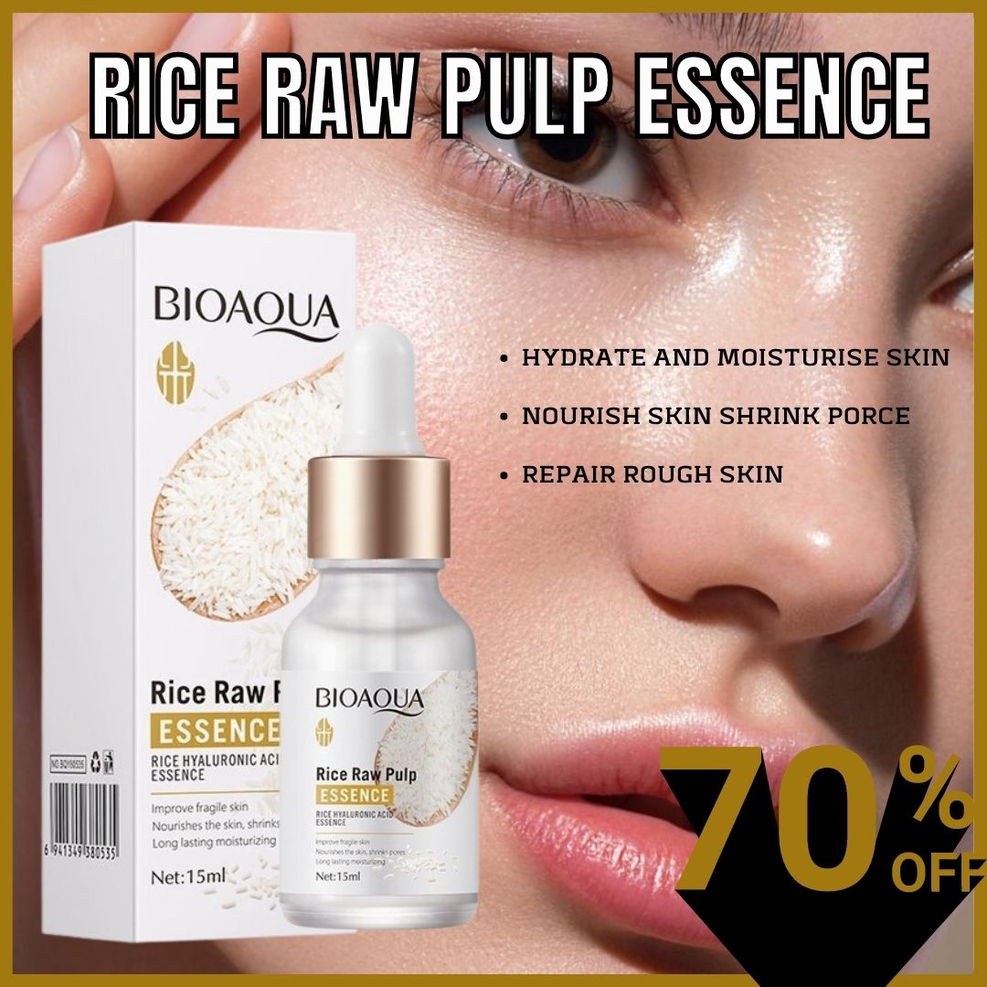 [ HIGH QUALITY ] Bioaqua Rice Raw Pulp Essence Improve Skin Elasticity ...