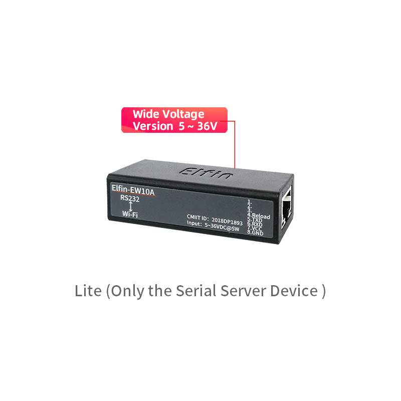 Serial Port Rs232 To Wifi Device Server Converter Elfin Ew10 Ew10a Support Tcpip Net Modbus Iot