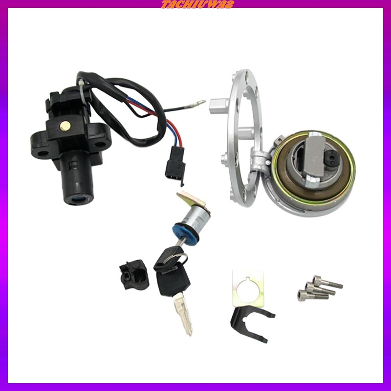 Ignition Switch Gas Cap Cover Key Lock Set for Honda CB400 92-9/CB1 89 ...