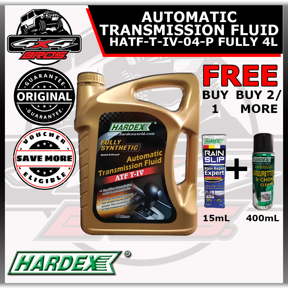 HARDEX AUTOMATIC TRANSMISSION FLUID HATF-T-IV-04-P (4 LITERS) W ...