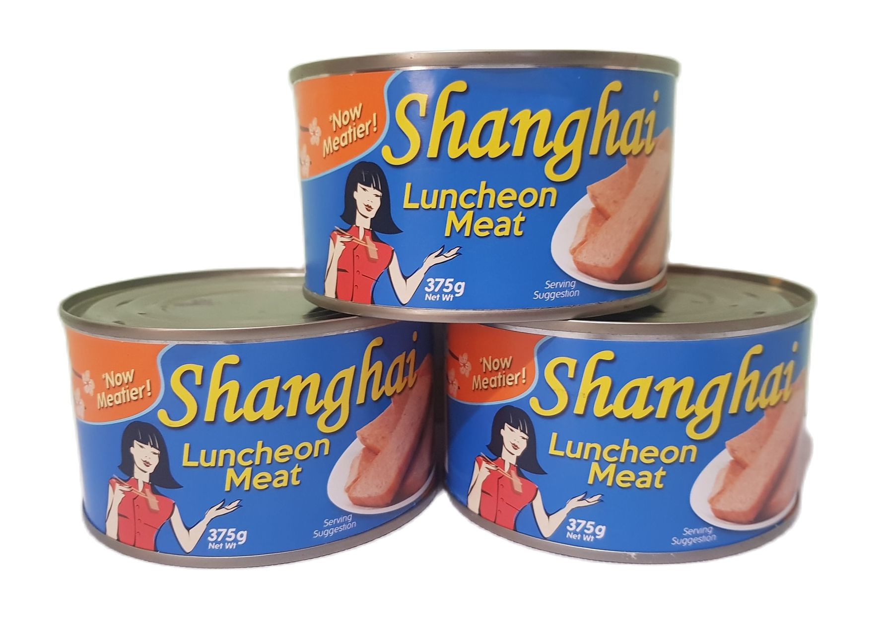 Argentina Brand Shanghai Luncheon Meat (pack of 3 cans x 375 grams ...