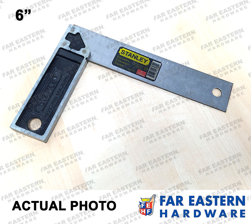 STANLEY Aluminum Tri Square Ruler Try 6" 8" 10" 12" STHT | Lazada PH