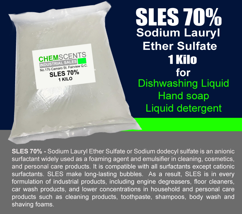 SLES Gel Sodium Lauryl Esther Sulfate for diswashing liquid handsoap ...