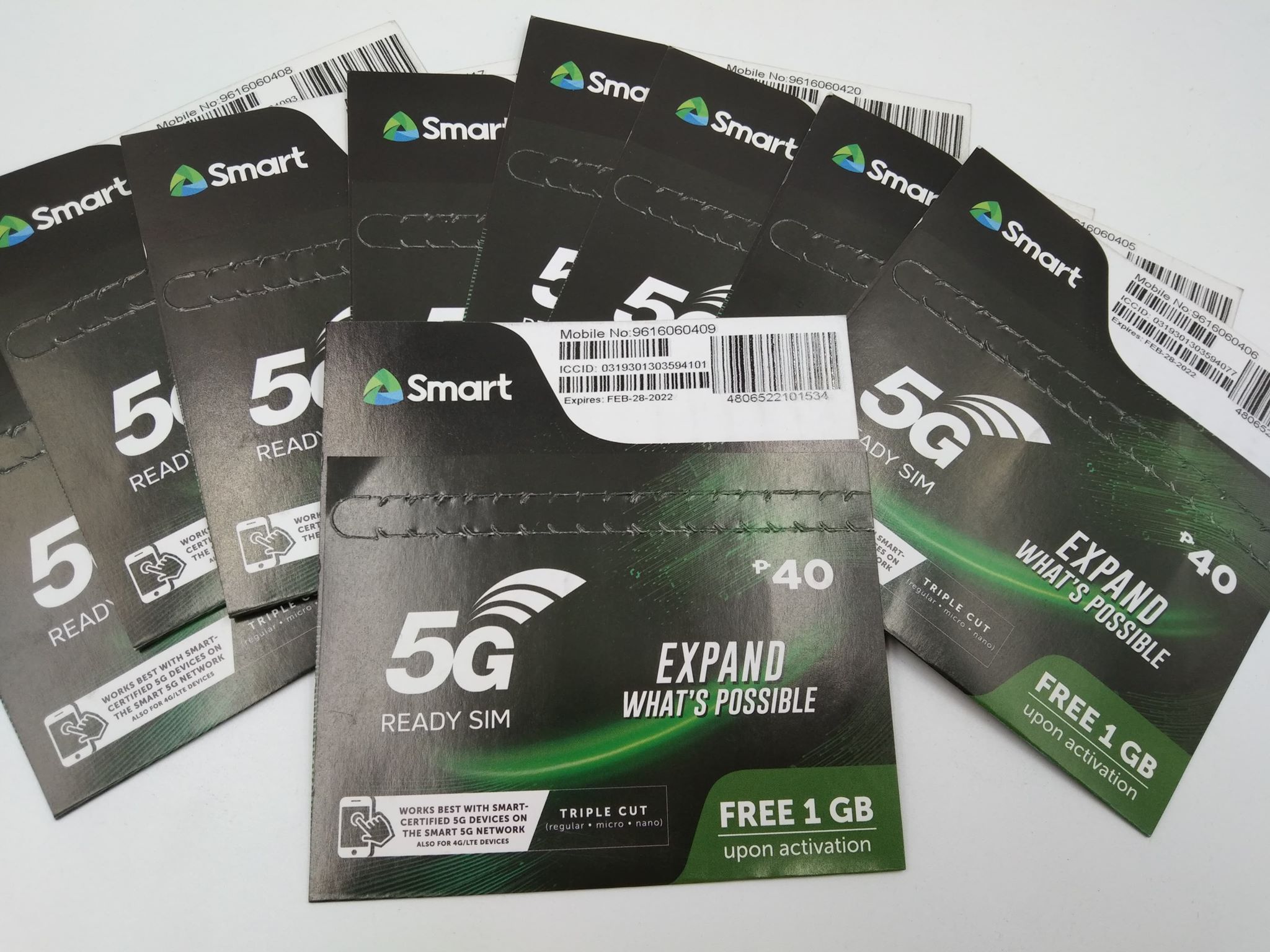 smart sim card LTE 5G prepaid sim card tri-cut sim card Nano/Micro ...