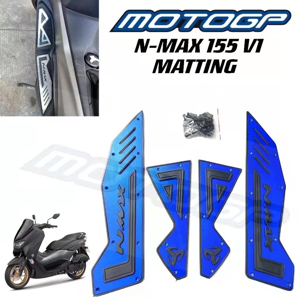 Yamaha Nmax 2019 V1 Matting Footboard With Complete Bolts and Nuts ...
