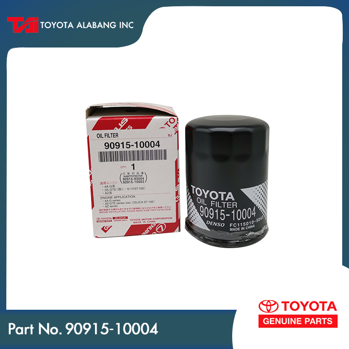 Toyota Genuine Oil Filter for CAMRY ACV40, PREVIA ACR50 (Part No: 90915 ...