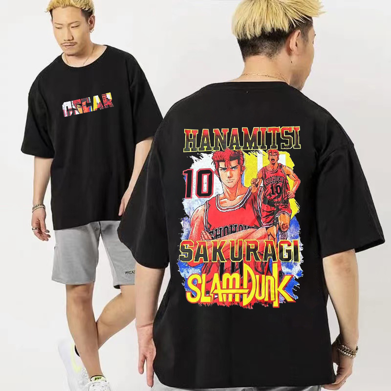 Kinwoo #T701 SLAM DUNK SHOHOKU Cosplay T shirt oversized shirt for man ...
