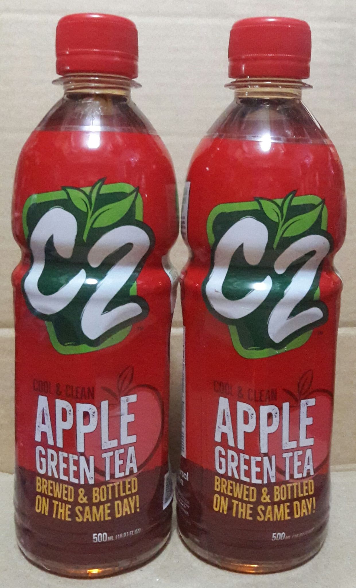 C2 Cool Clean Apple Green Tea 500ml X 2 Lazada PH