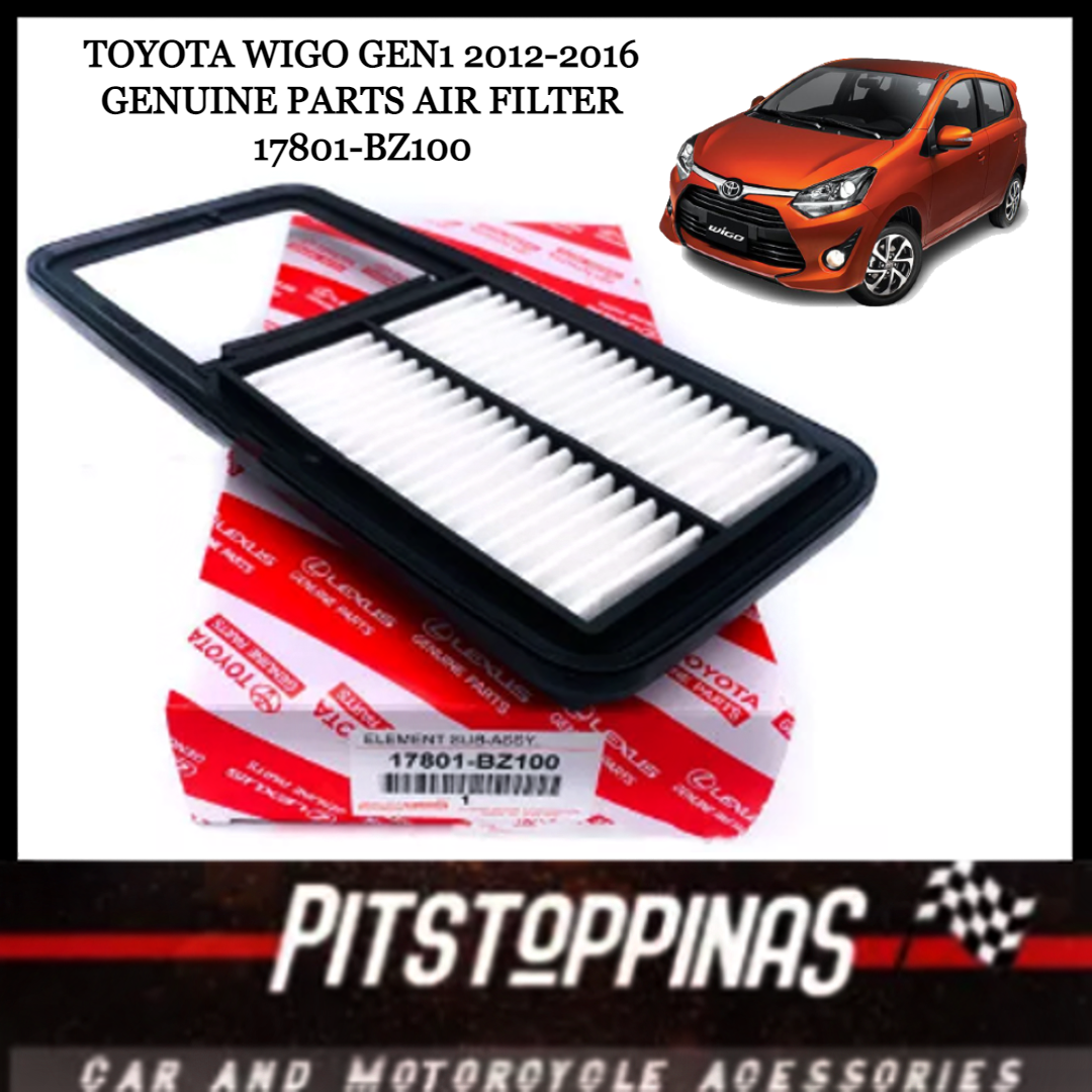 toyota Wigo Gen1 2012-2016 Genuine Parts Air Filter 17801-BZ100 | Lazada PH