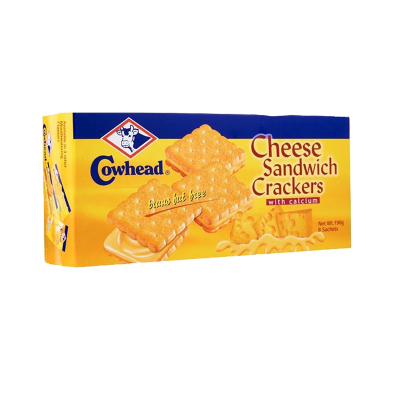 Cowhead Cheese Sandwich Crackers 190g (23.75g x 8) | Lazada PH