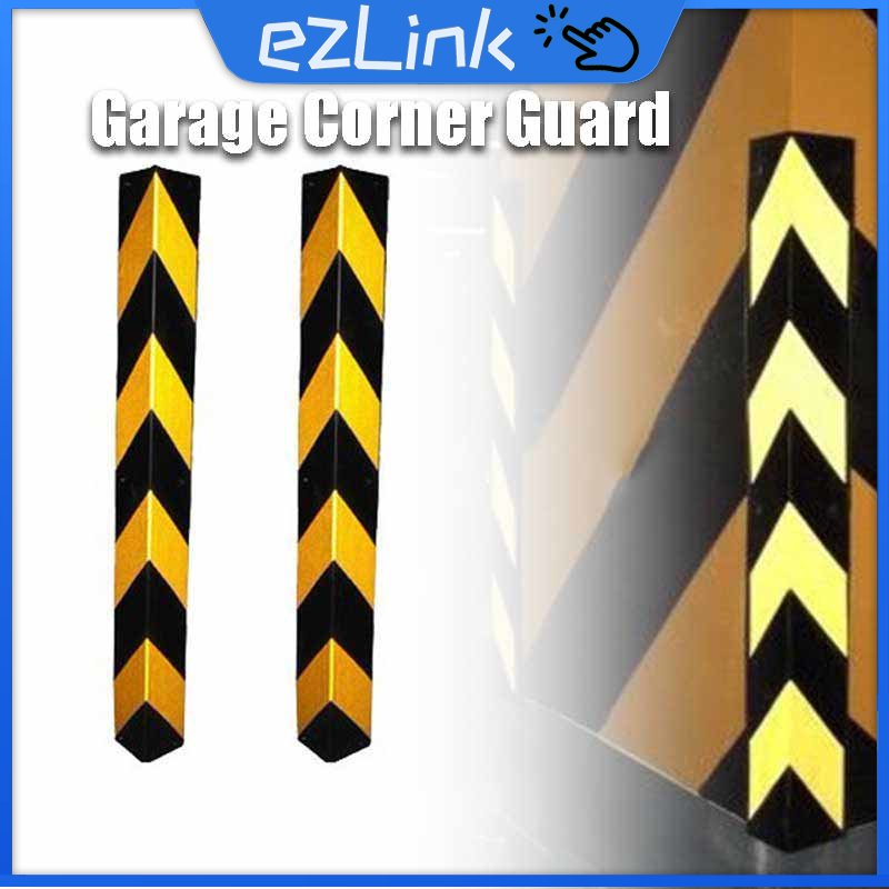 Heavy Duty Rubber Corner Guard Garage Corner Protector Reflectorized ...