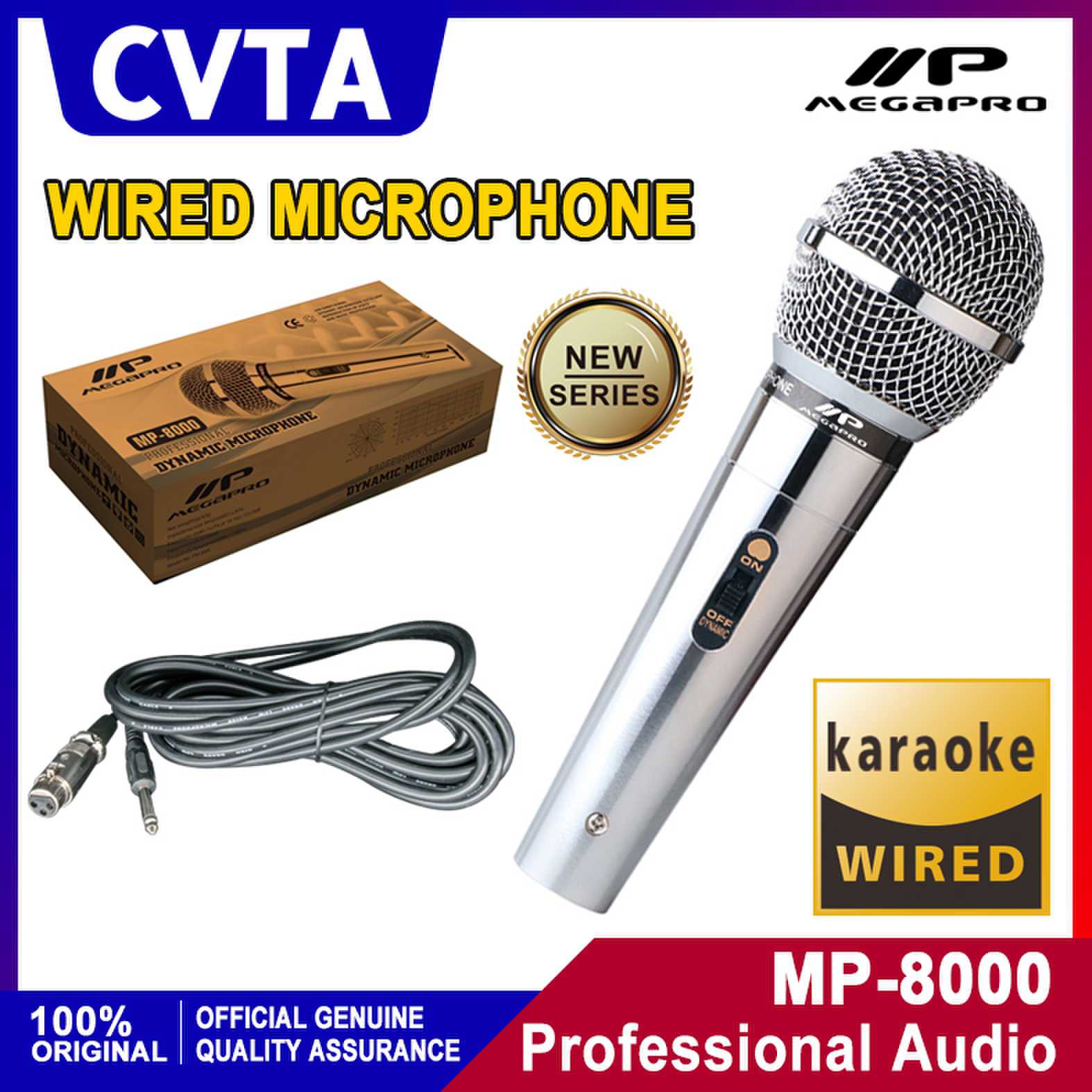 Megapro MP-8000 Professional Dynamic Uni-directional Microphone | Lazada PH