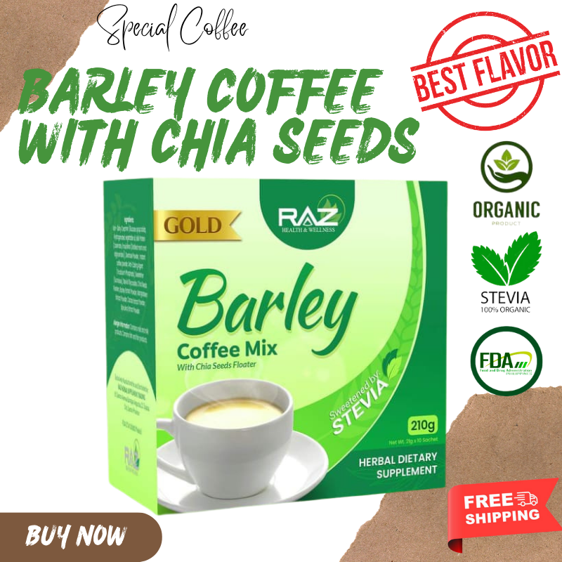 RAZ Barley Coffee Mix with Chia Seeds - The Perfect Blend of Health and ...
