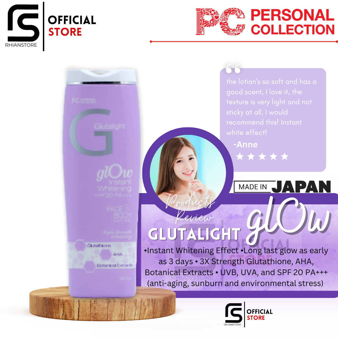 Glutalight Glow Instant Whitening Face & Body Lotion | Lazada PH