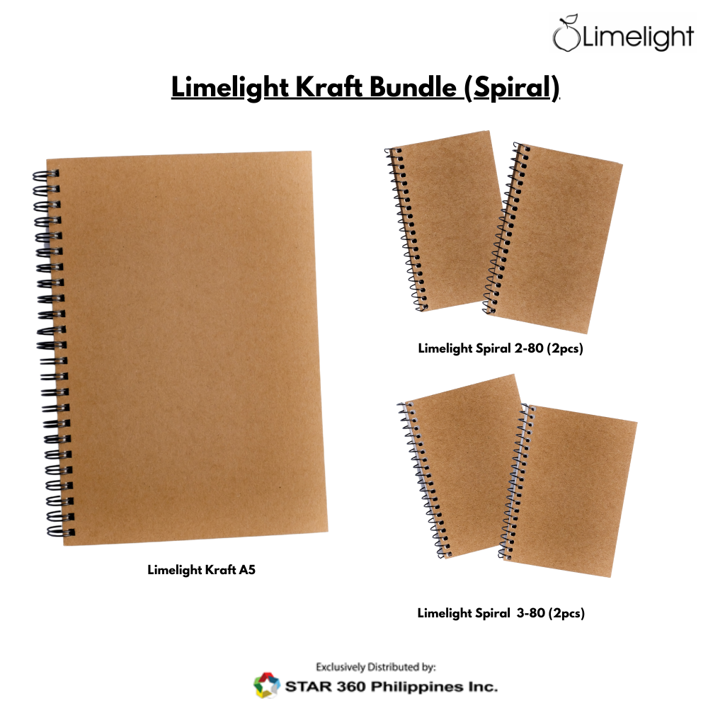 Limelight Kraft Notebooks (Bundle) | Lazada PH