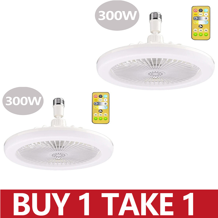 Ceiling Fan Ceiling Light 2 IN 1 Ceiling Fan with Light E27 New Modern ...