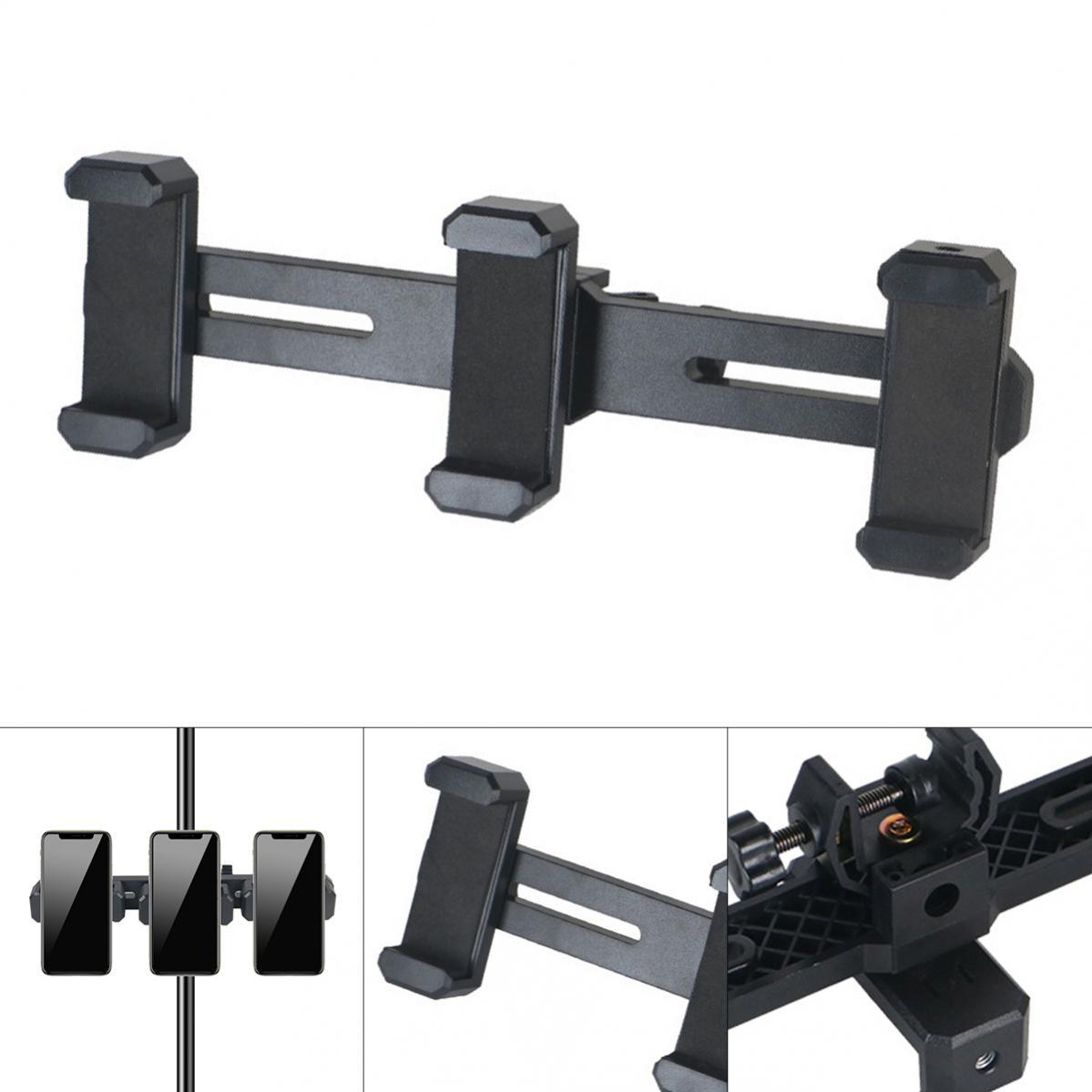 Three Position Mobile Phone Stand Clip Bracket Holder for Live Tripod ...