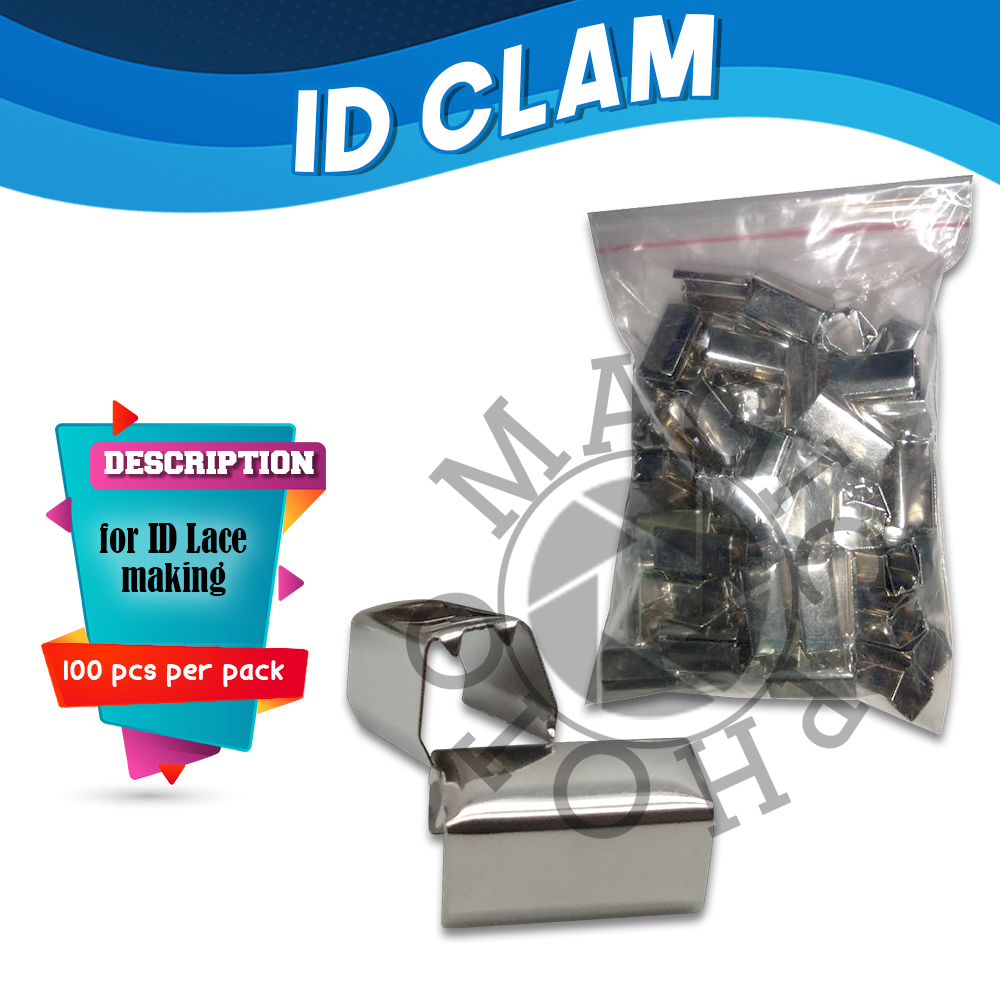 MP00 ID CLAM FOR ID ACCESORIES (100 SETS PER PACK) | Lazada PH