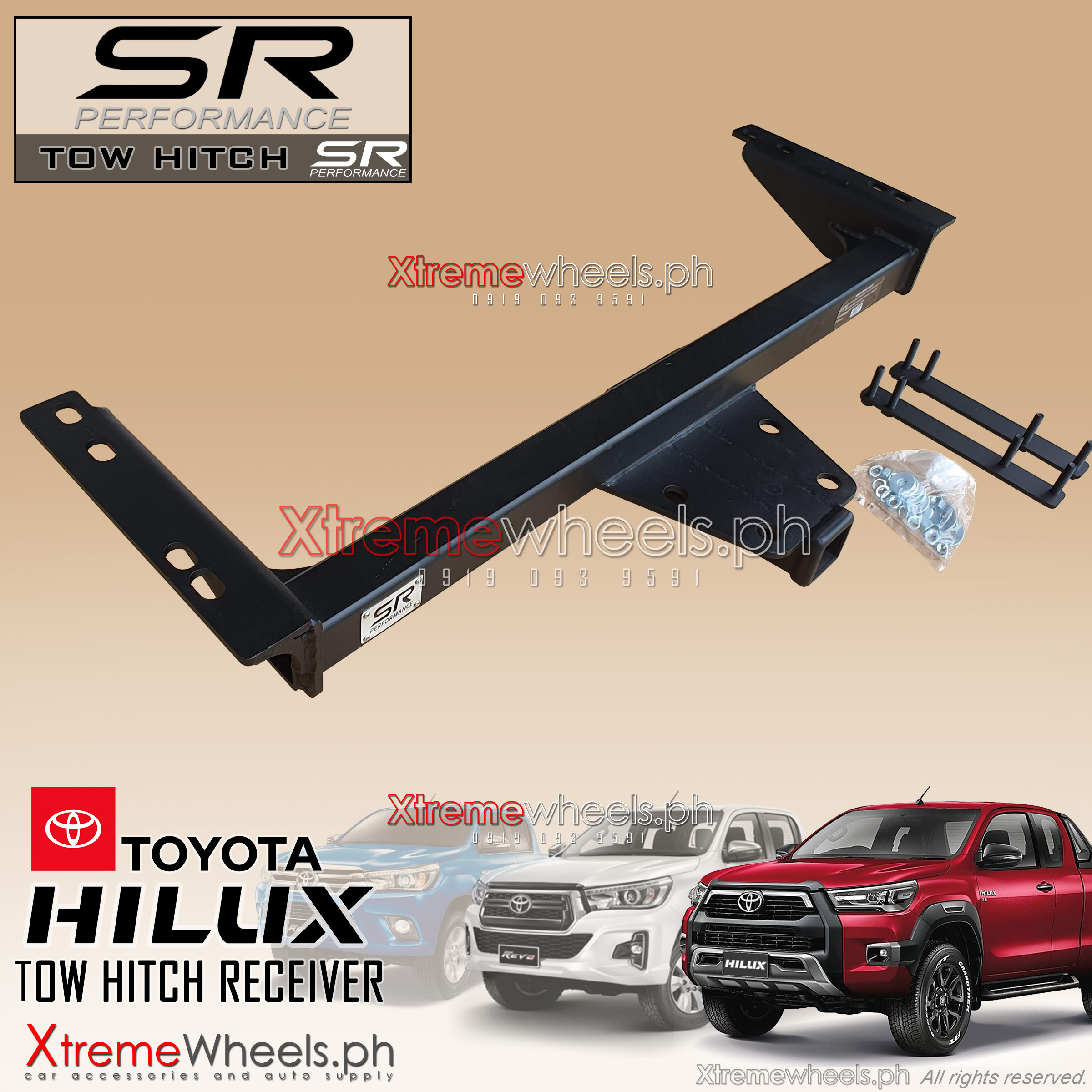 Toyota Hilux J E G V GRS Conquest 2016-2023 SR Performance Tow Hitch ...