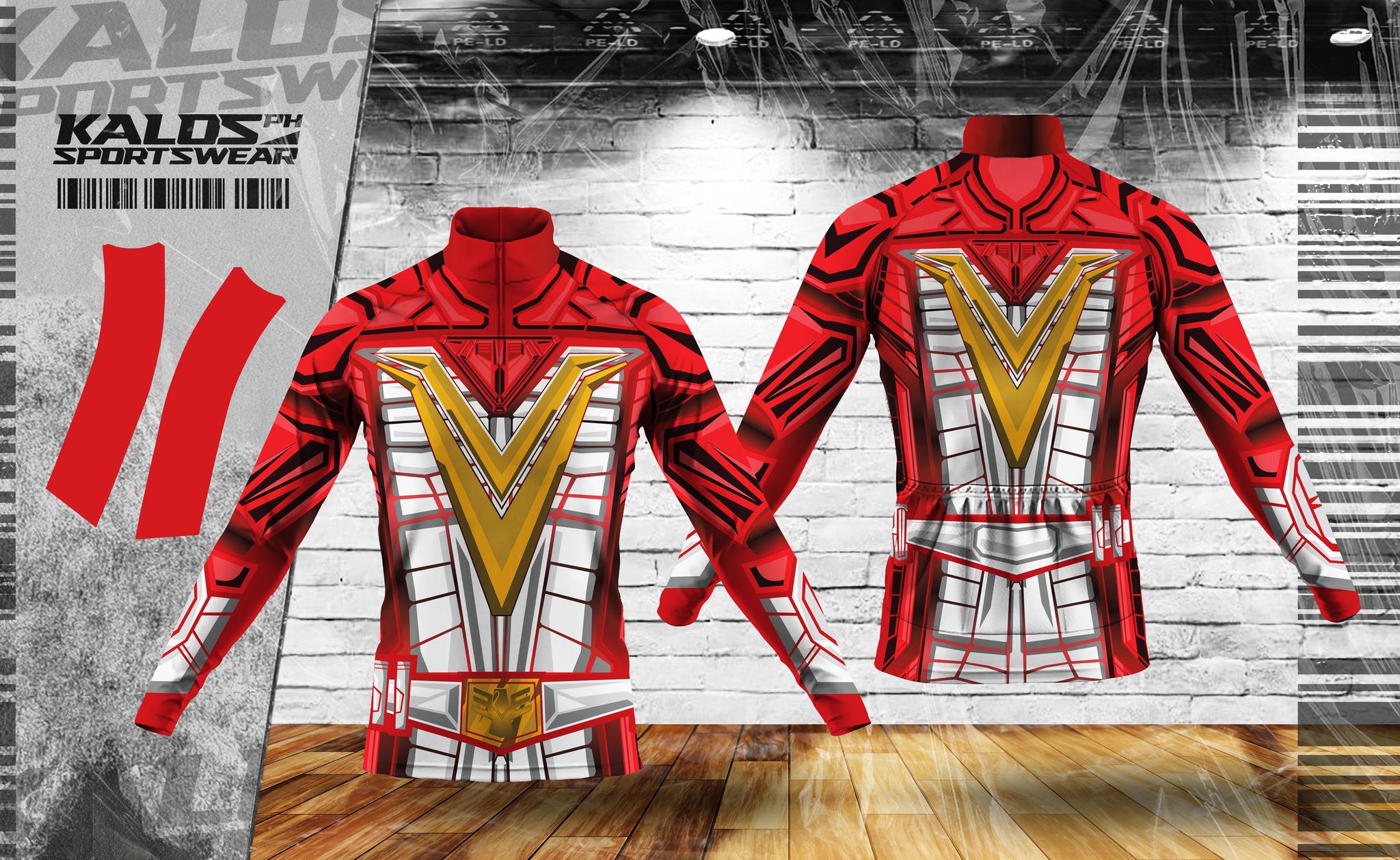 VOLTES V RED CYCLING LONGSLEEVES CONCEPT | Lazada PH