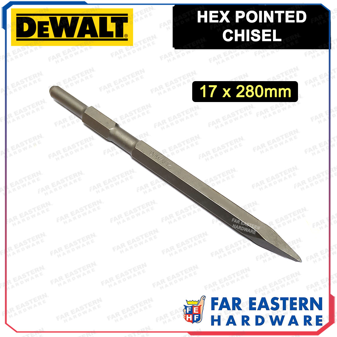 DEWALT Hex Shank Pointed Chisel for Demolition Hammer 280mm | Lazada PH