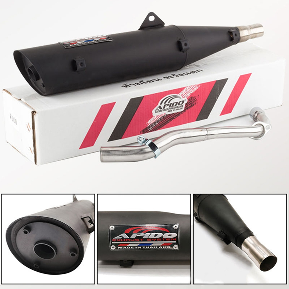 Apido pipes V4 1set Wave 100 / SYM 110 / Xrm 110 / Smash 115 / Euro 100 ...