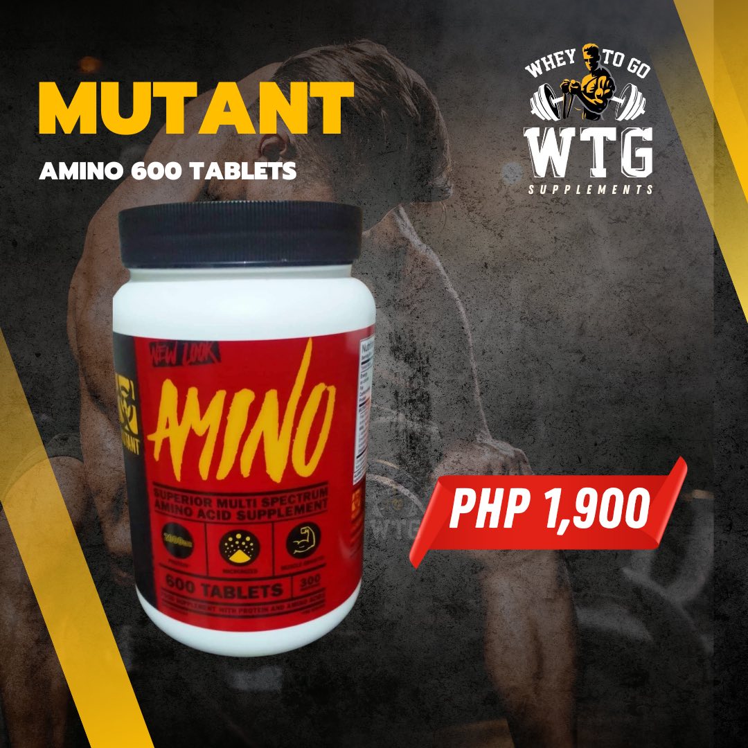 Mutant Amino Acid 300 and 600 tablets | Lazada PH