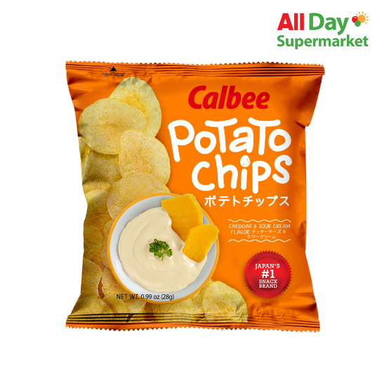 Calbee Potato Chips Cheddar Sourcream 28G | Lazada PH