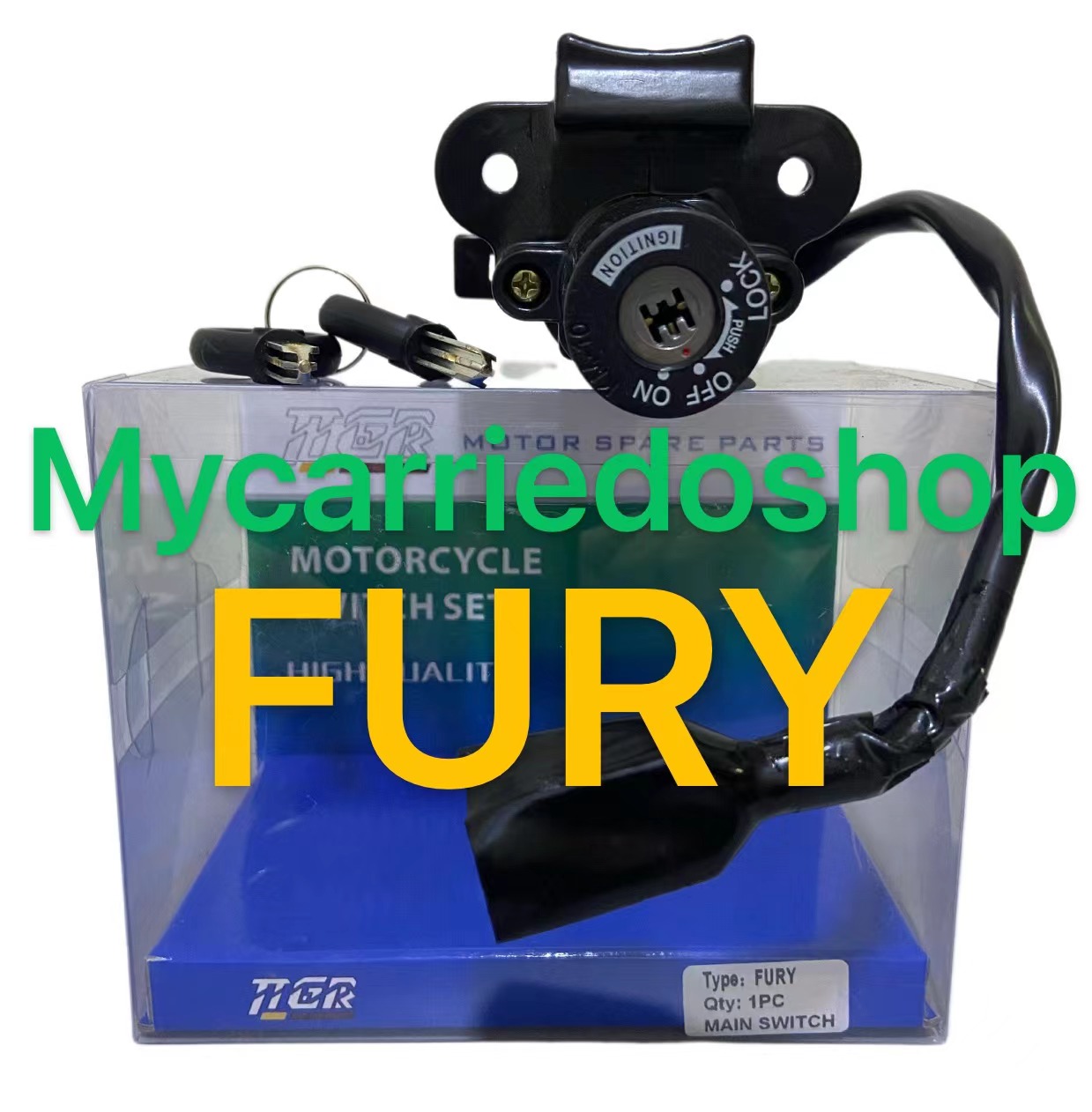 TTGR motorcycle anti-theft ignition switch group： FURY | Lazada PH