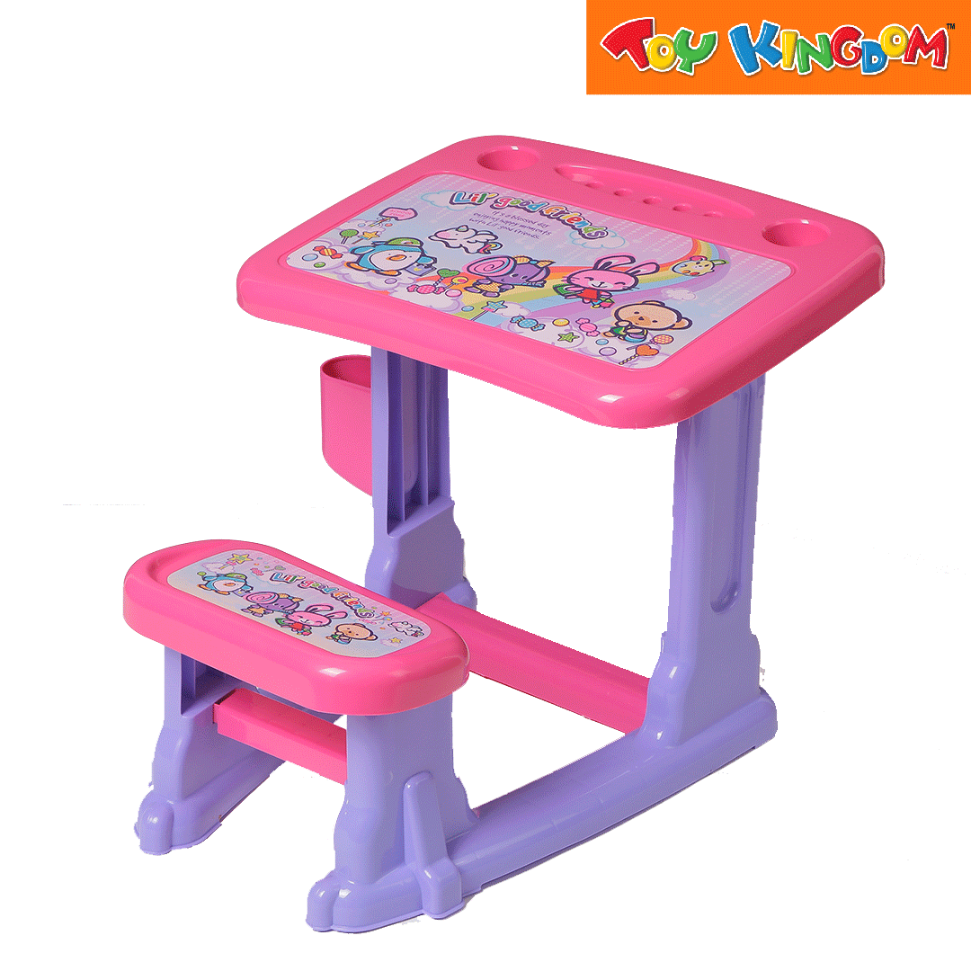Pink Kiddie Desk with Chair | Lazada PH