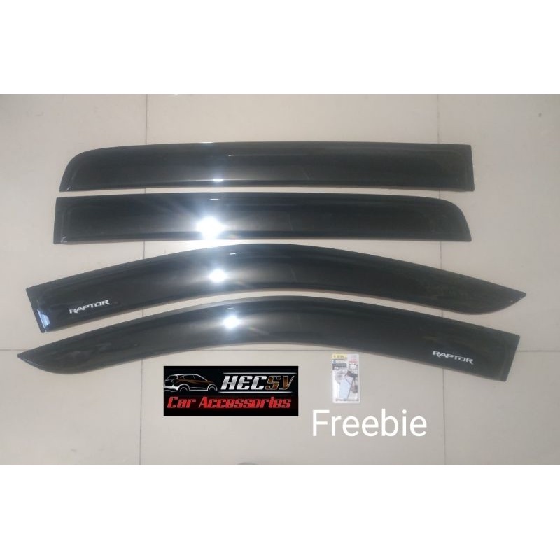 HAA- Ranger Ford Raptor Rain Gutter Door Visor | Lazada PH