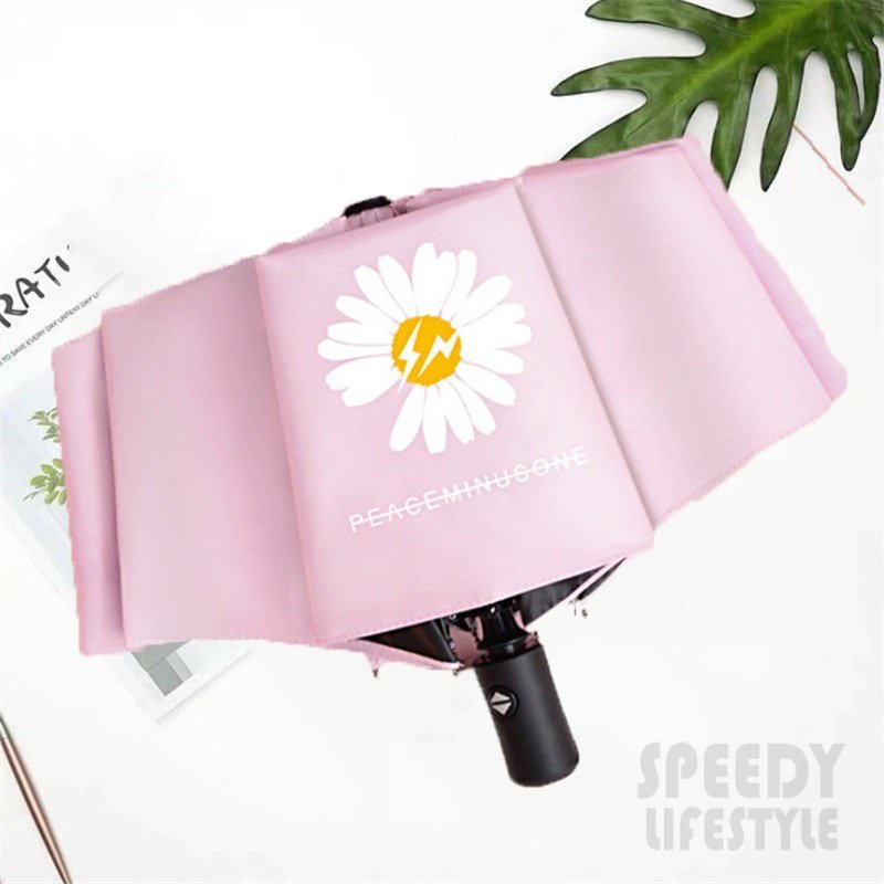 Little Daisy 3Folds Automatic Open/Close UV Protection Umbrella | Lazada PH