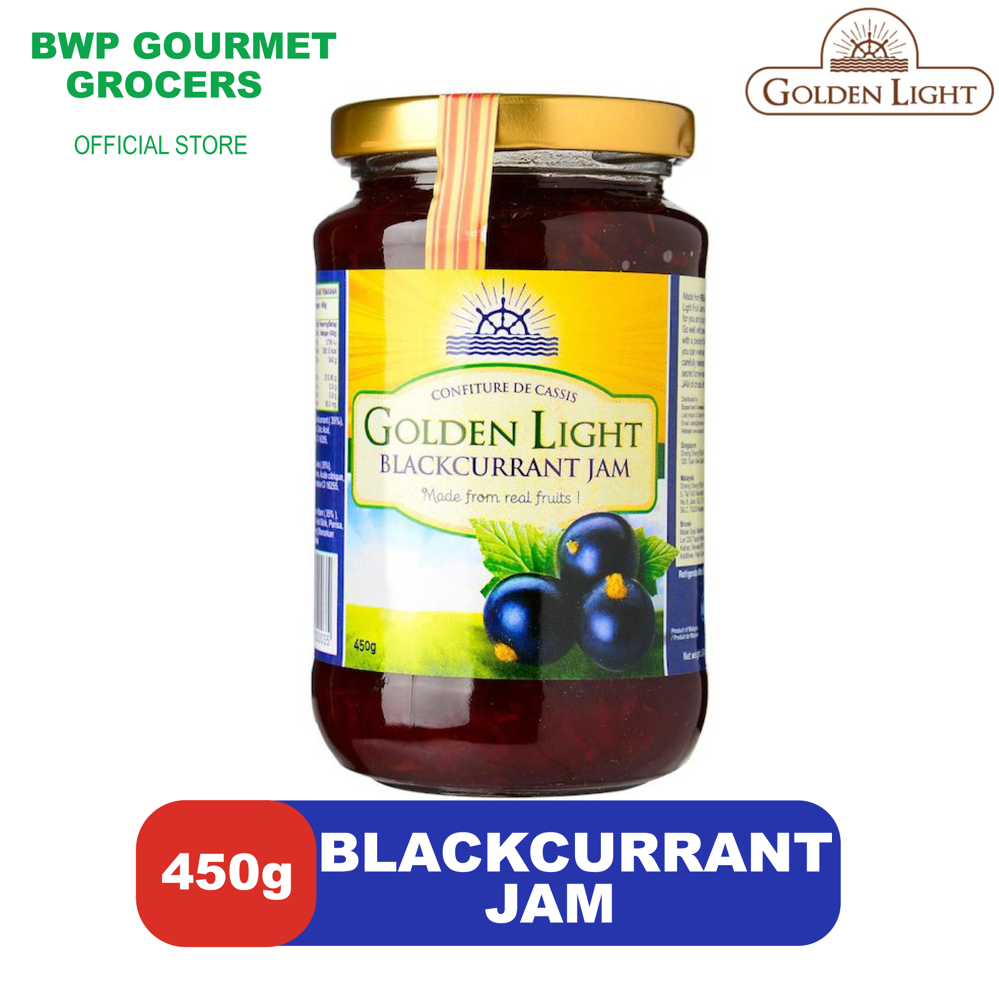 Golden Light Blackcurrant Jam (450g) | Lazada PH