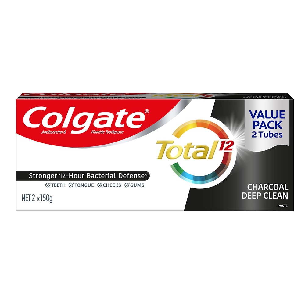 Colgate Total Charcoal Deep Clean Multi-Benefit Antibacterial ...