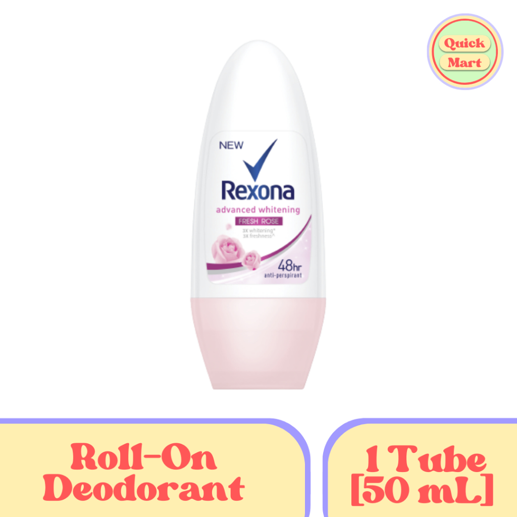 Rexona Fresh Rose Roll-On Deodorant 50mL (1 Tube) [JULY 2024 EXP ...