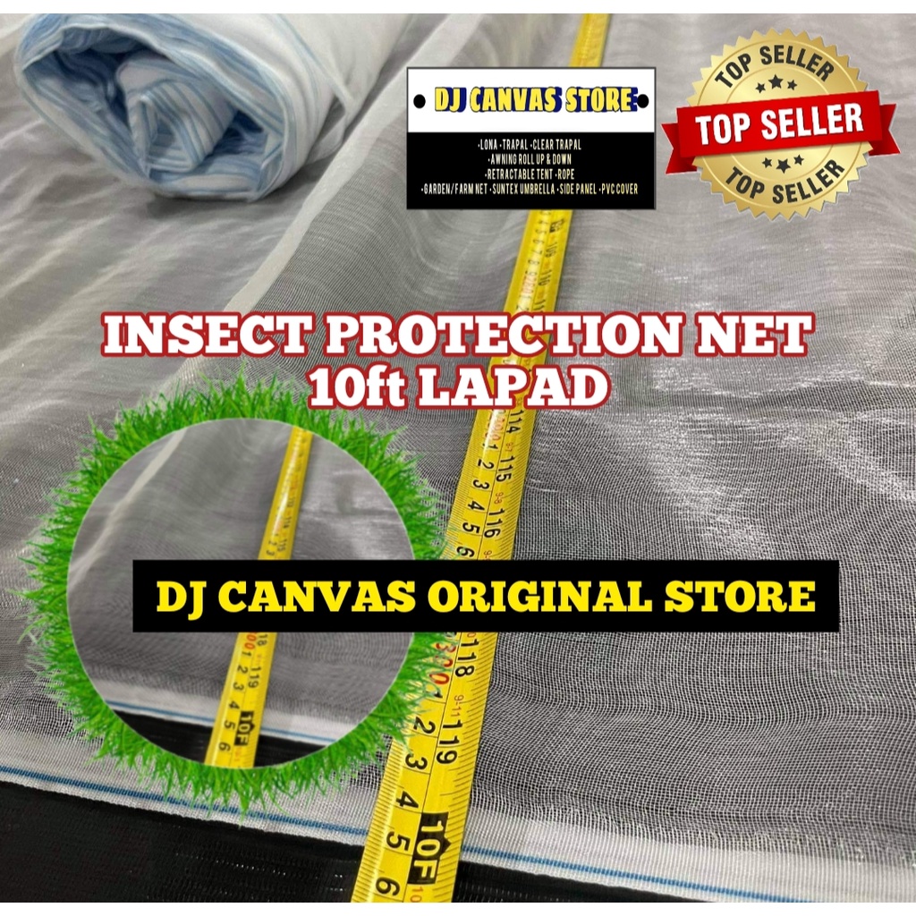 10ft x 5 meter White Screen Net Fine Net Insect Protection Net Mushroom ...
