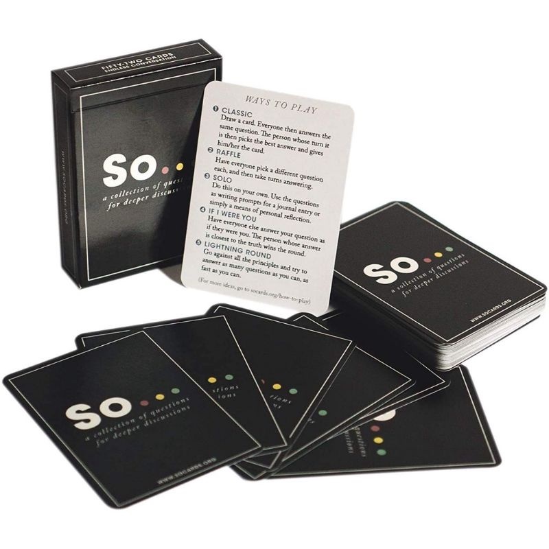 SO CARD GAME DEEP CONVERSATION CARD GAME | Lazada PH