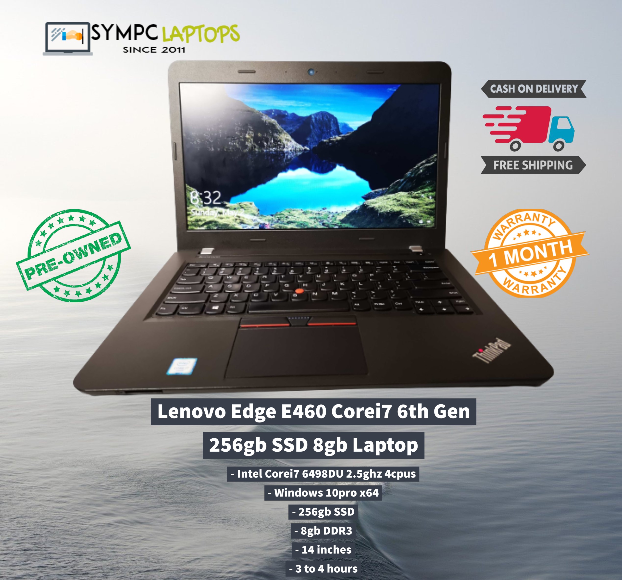 Lenovo Ideapad E460 Core i7 6th Generation 256gb SSD 8gb Laptop | Lazada PH