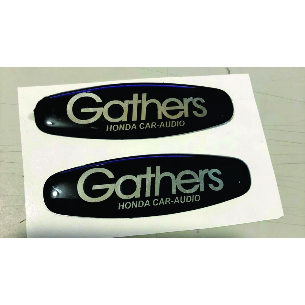 2 pcs Gathers Honda Car Audio Softgel Replacement emblem for 92-95 ...