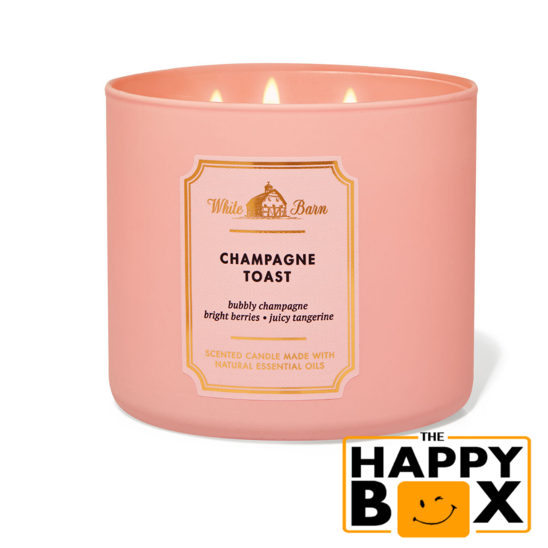 Bath and Body Works 3 Wick Candle: Champagne Toast | Lazada PH