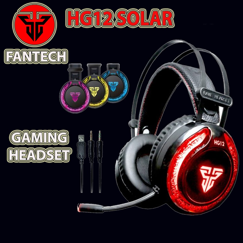 COD 100 Legit Fantech HG12 Solar RGB Gaming Headset | Lazada PH
