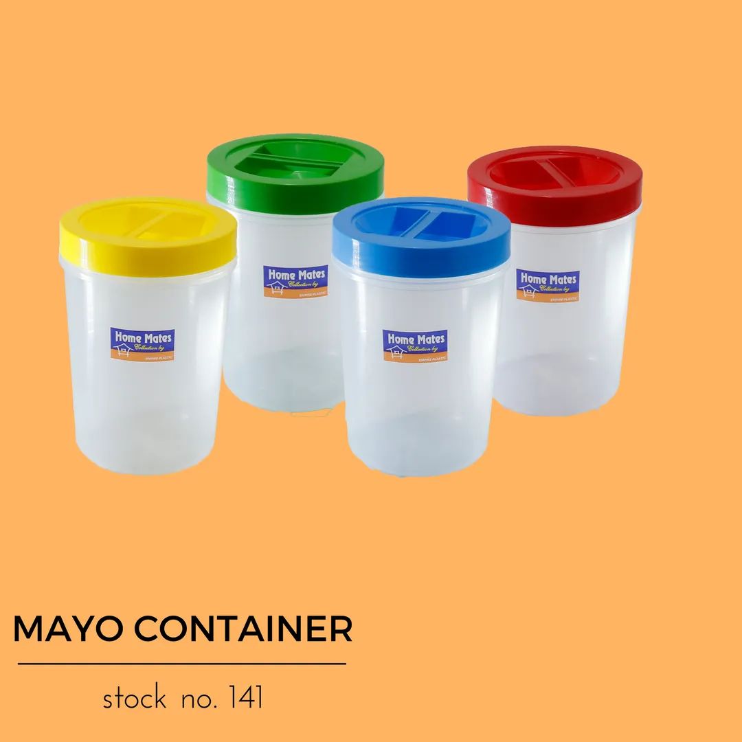 Mayo container, Canister, Food Jar, Packaging Materials. | Lazada PH