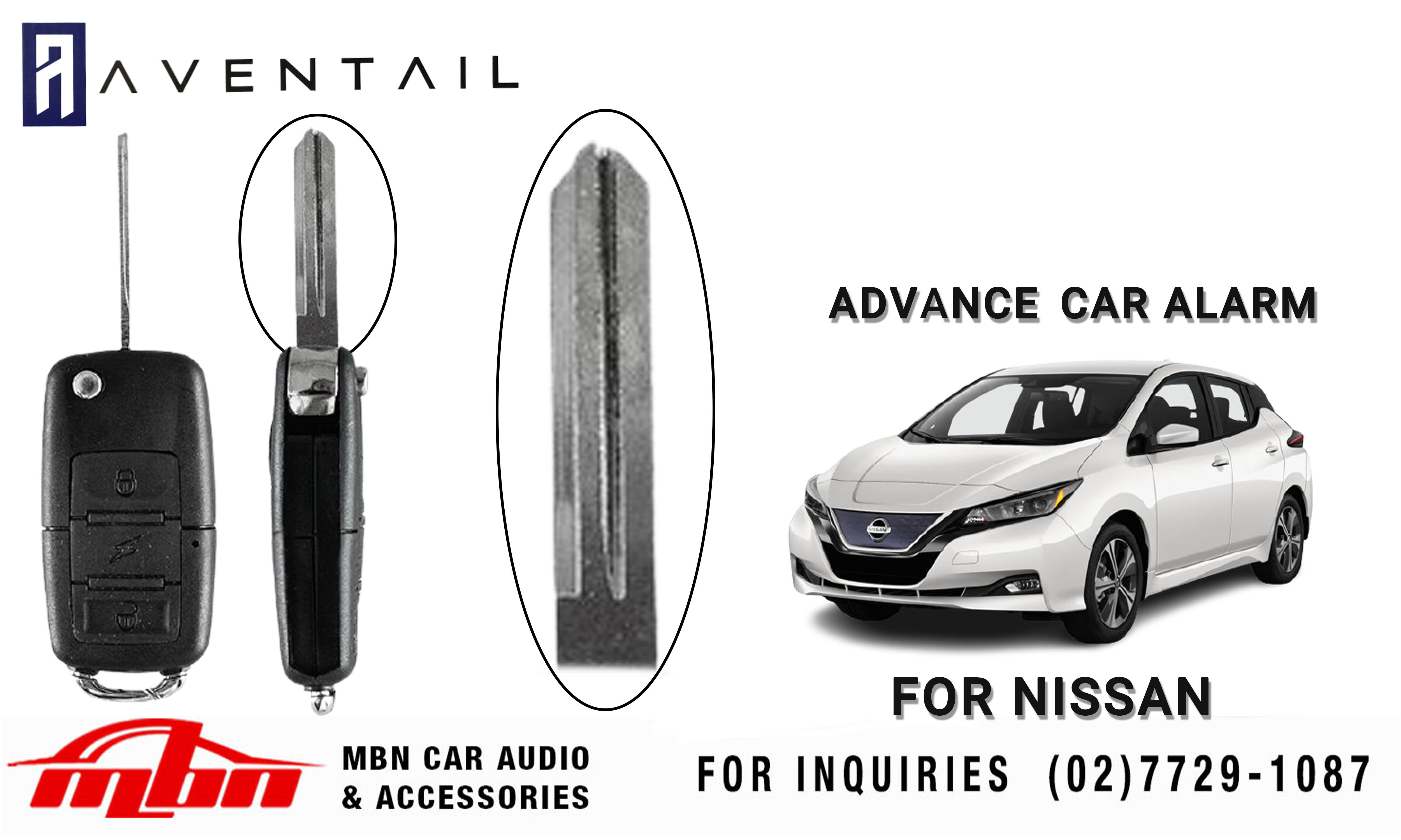 Car Alarm for Nissan Cars with Flip Key Aventail, Auto Security, Car ...