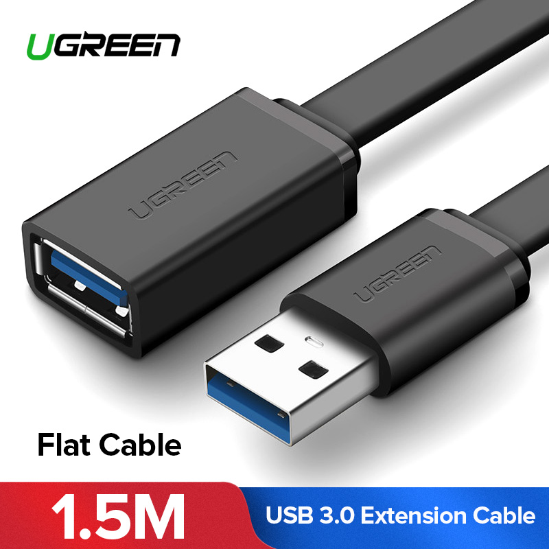 UGREEN USB 3.0 Extension Male Cable 0.5m US129/30125 | EXTENDED USB CABLE | Input: USB-A Male ...