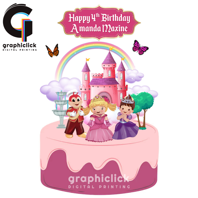 FAIRYLAND JOLLIBEE PERSONALIZED CAKE TOPPER | Lazada PH
